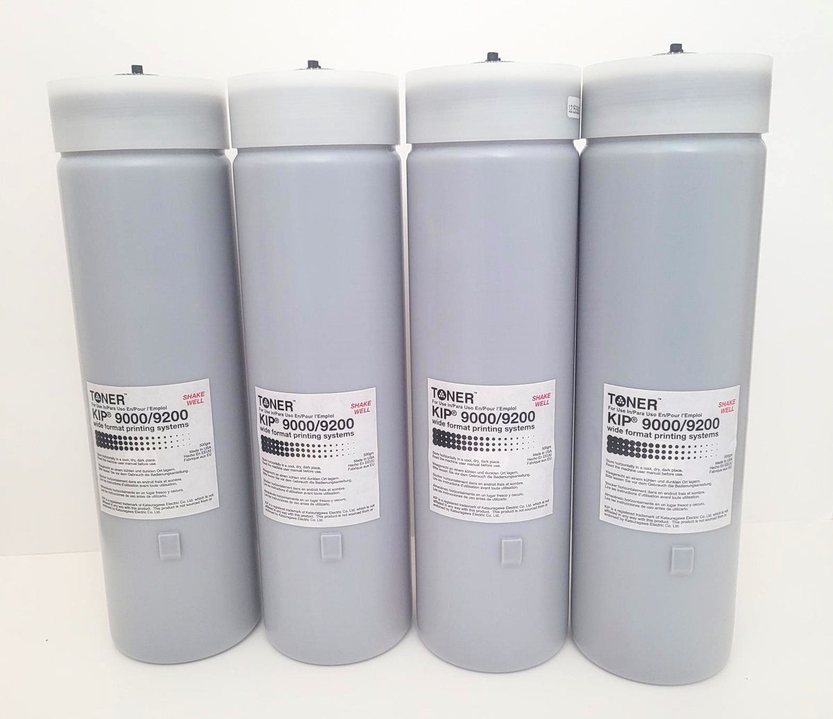 KIP 9000 toner 4 cartridges, 500 grams per cartridge for use in KIP 90 ...