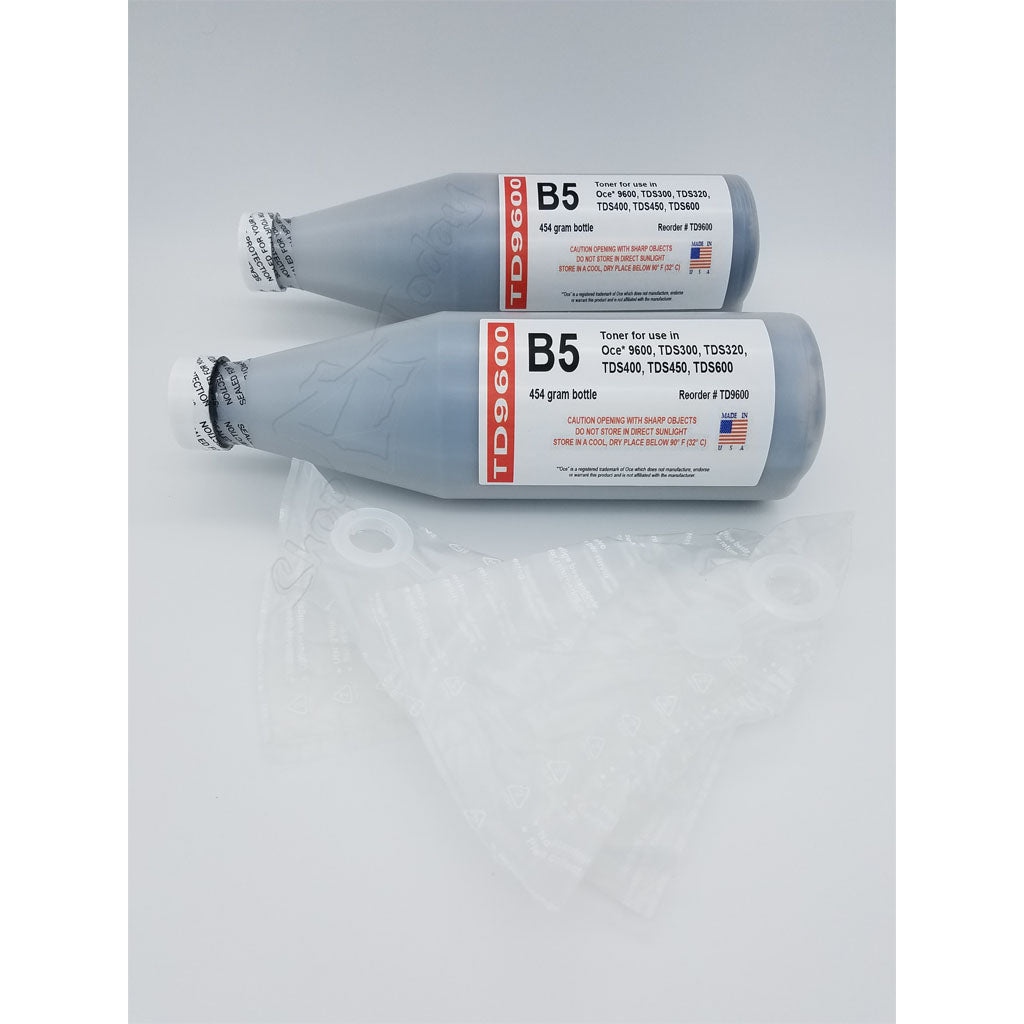 B5 Toner Kit 25001843 for use in OCE 9600, TDS300, TDS320, TDS400, TDS ...